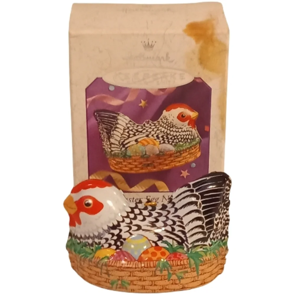 Hallmark | Holiday | Hallmark Ornament Easter Egg Nest In Original Box ...